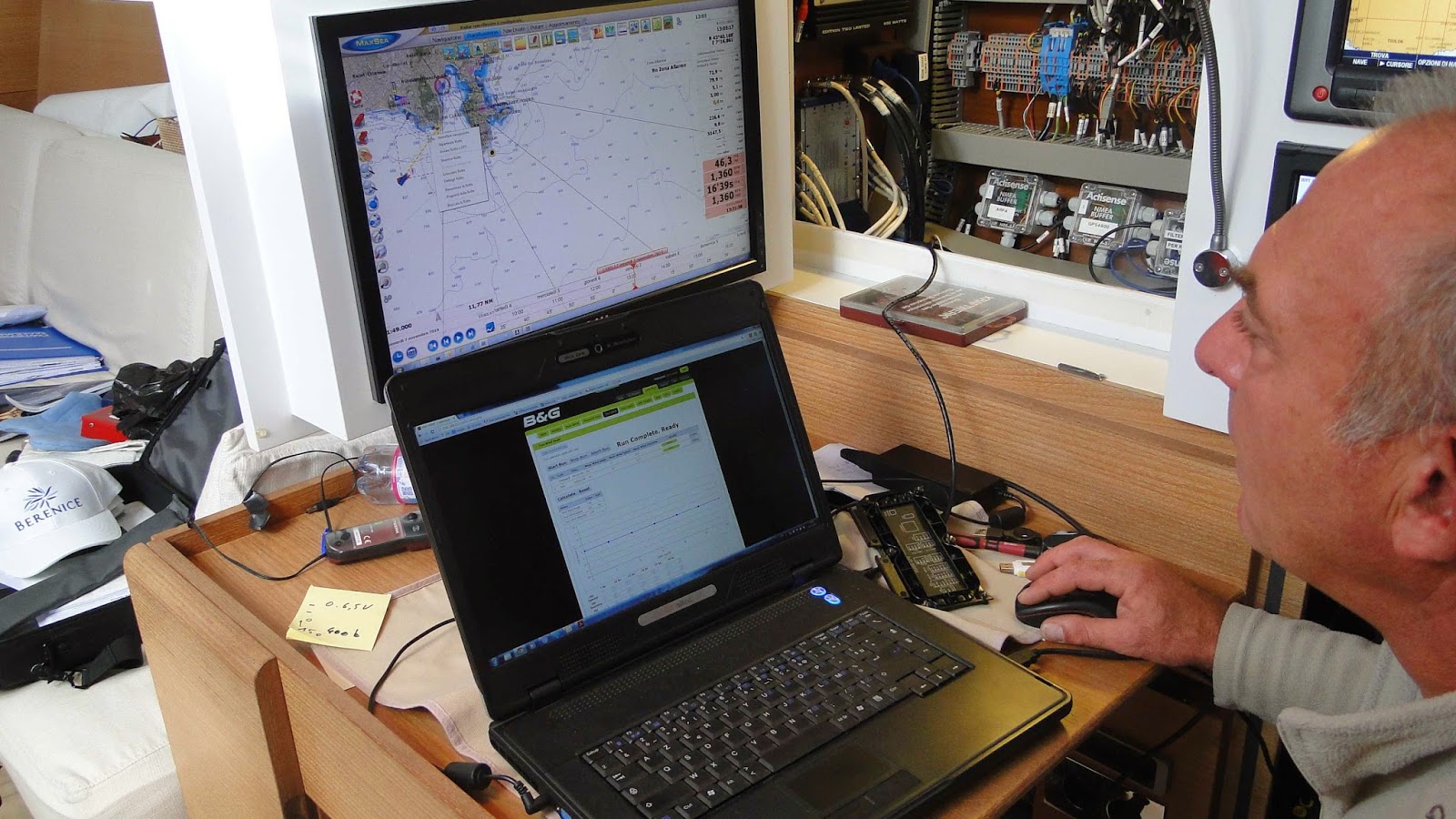 NAUTOR'S SWAN VILLEFRANCHE: B&G H5000 installation