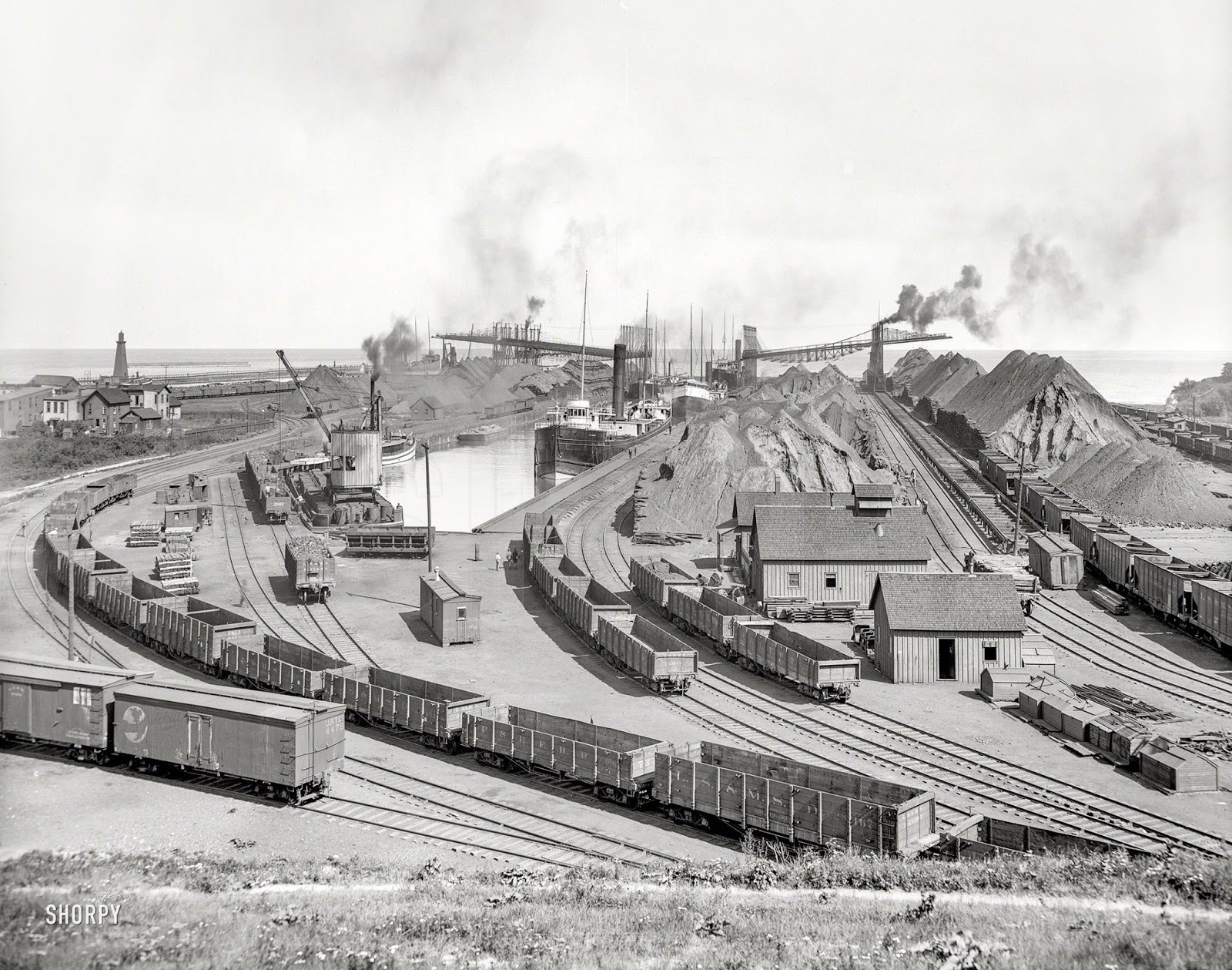 Industrial History: Iron Ore Ships and Docks