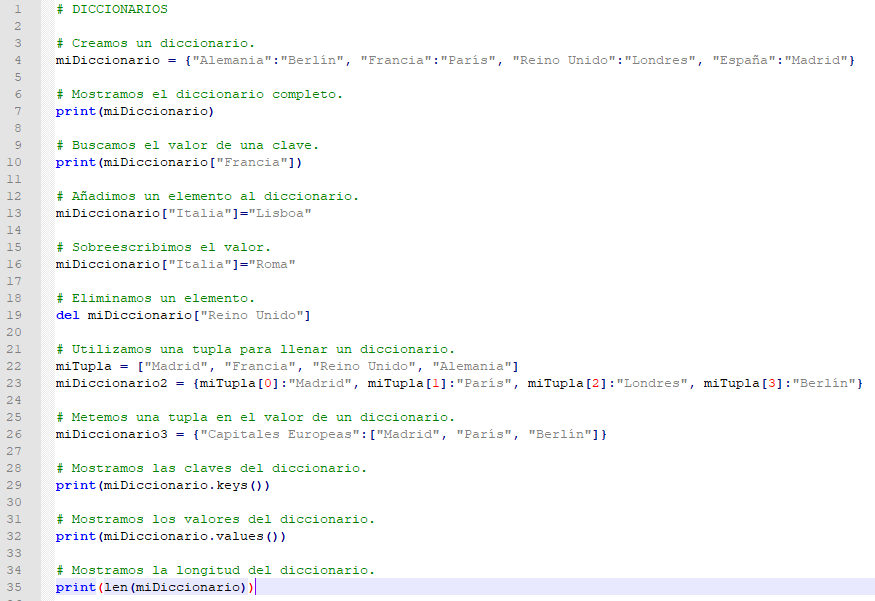 ELECTROBÓVEDA: Python: Referencia Rápida parte 1