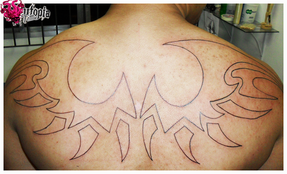 Utopia Tattoo | tatuagem Tribal nas costas ~ Utopia Arte Tattoo