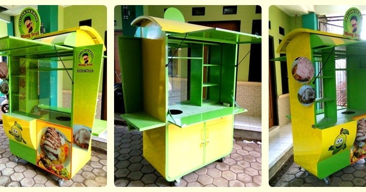 Gerobak Rujak Ice Cream Rp 5.900.000 ~ Jasa pembuatan Gerobak