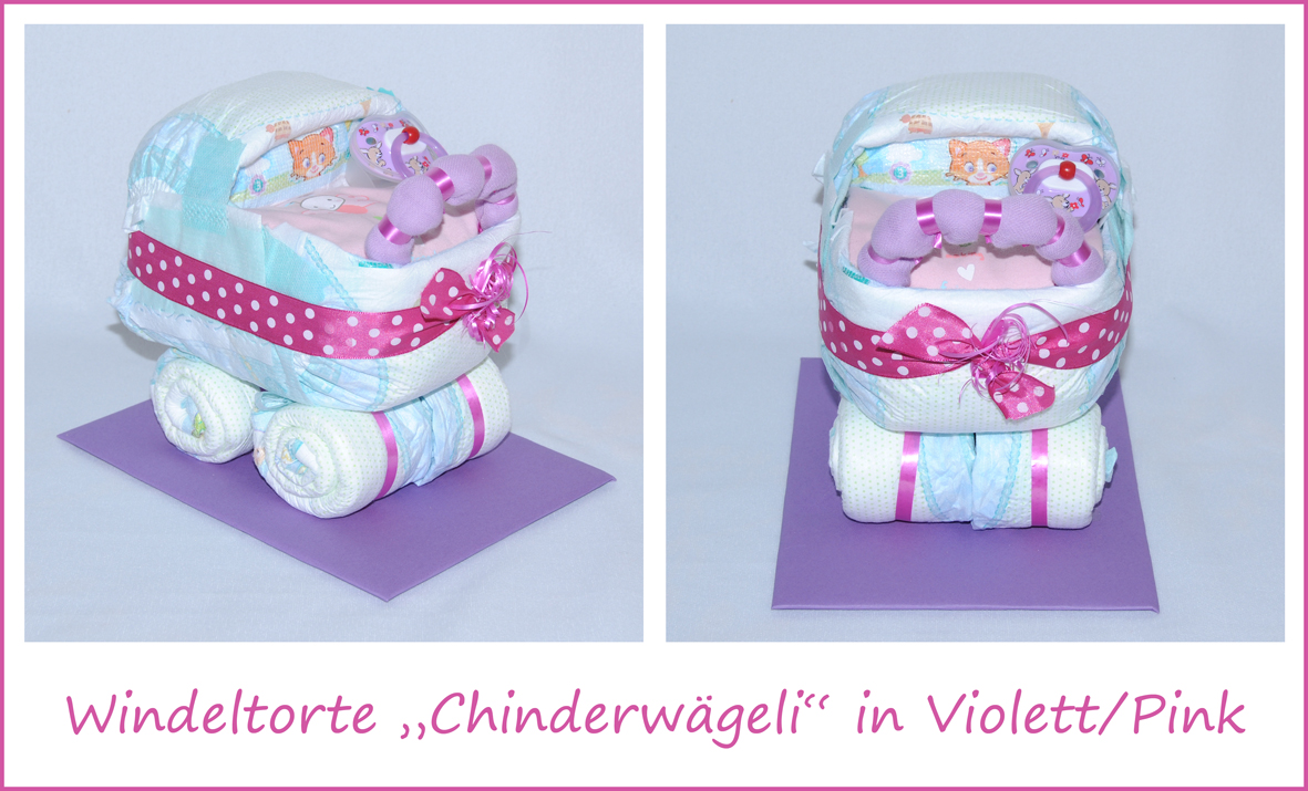 MarieSue: Windeltorten "Chinderwägeli"