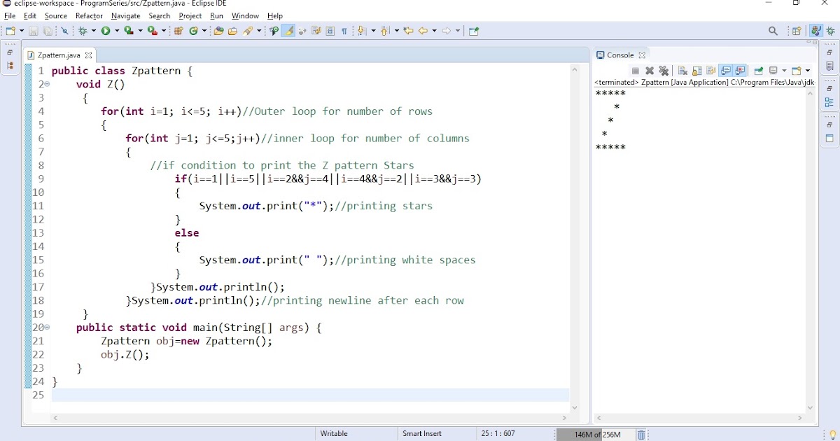 Basic Java Programs: Z