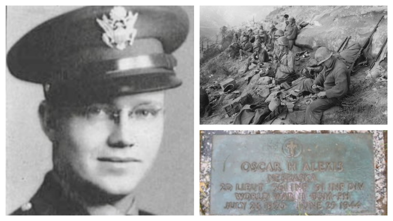 WW2 Fallen 100: WW2 Fallen - Bronze Star hero Oscar Alexis, 91st ...