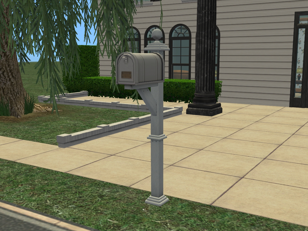 TheNinthWaveSims: The Sims 2 - The Sims 4 Ol' Rustic Mailbox Cover for ...