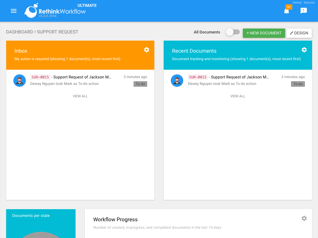 Rethink Workflow Support: How do I submit a support request?