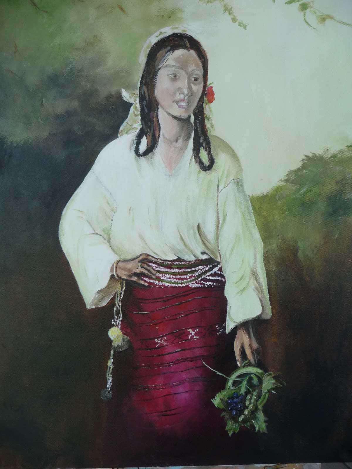 et francine peint: La Tzigane