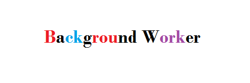 Background worker in c# | AspBucket