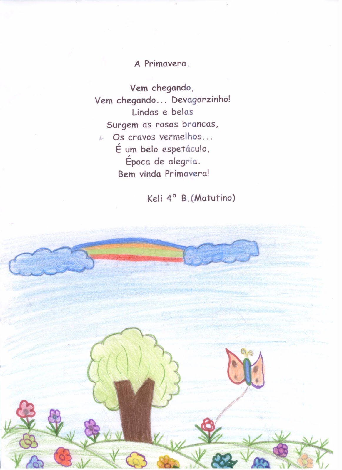 E.M JOÃO ALVES DA NOBREGA: Poesias e Primavera