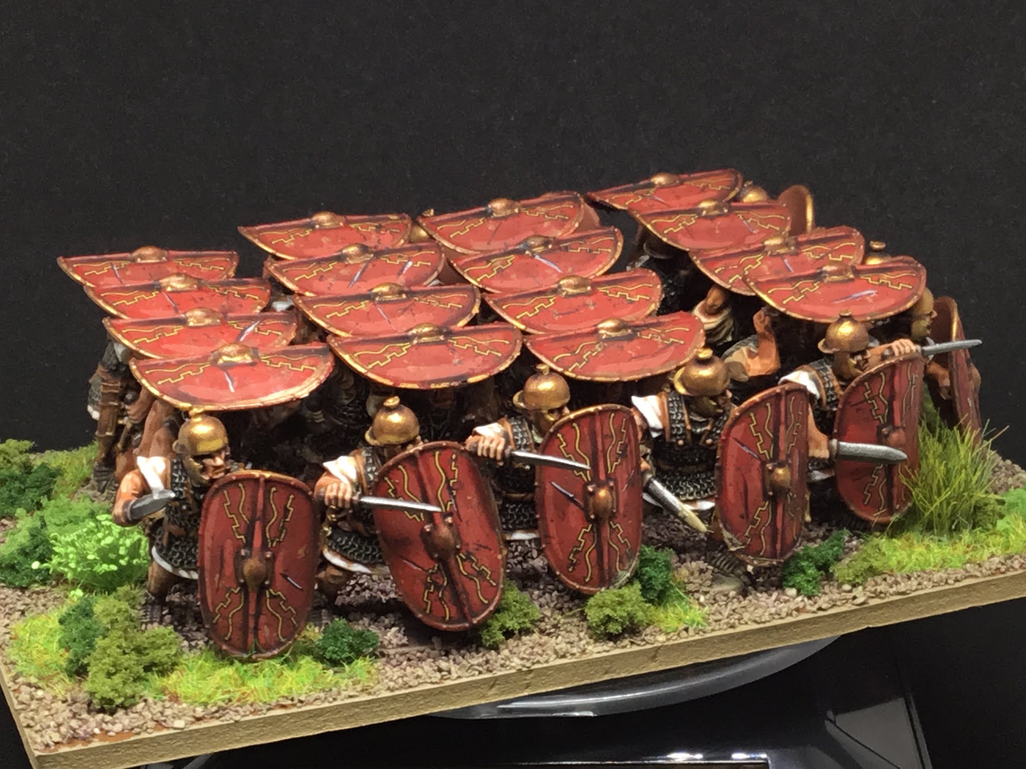 Charlie’s Wargames Miniatures: FORMACIÓN TESTUDO ROMANA
