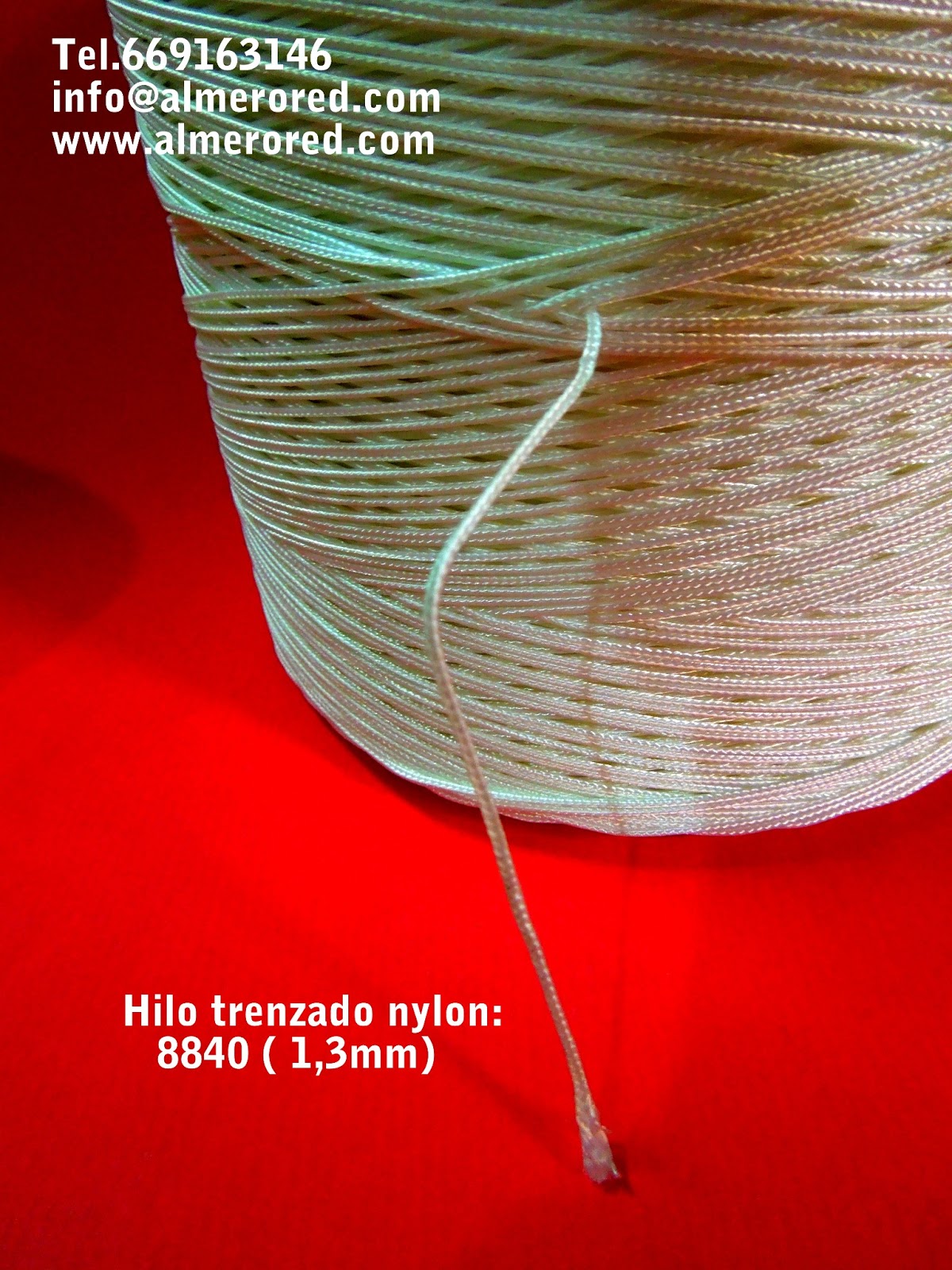 Hilo nylon trenzado 8840 (1,3mm) - Almerored