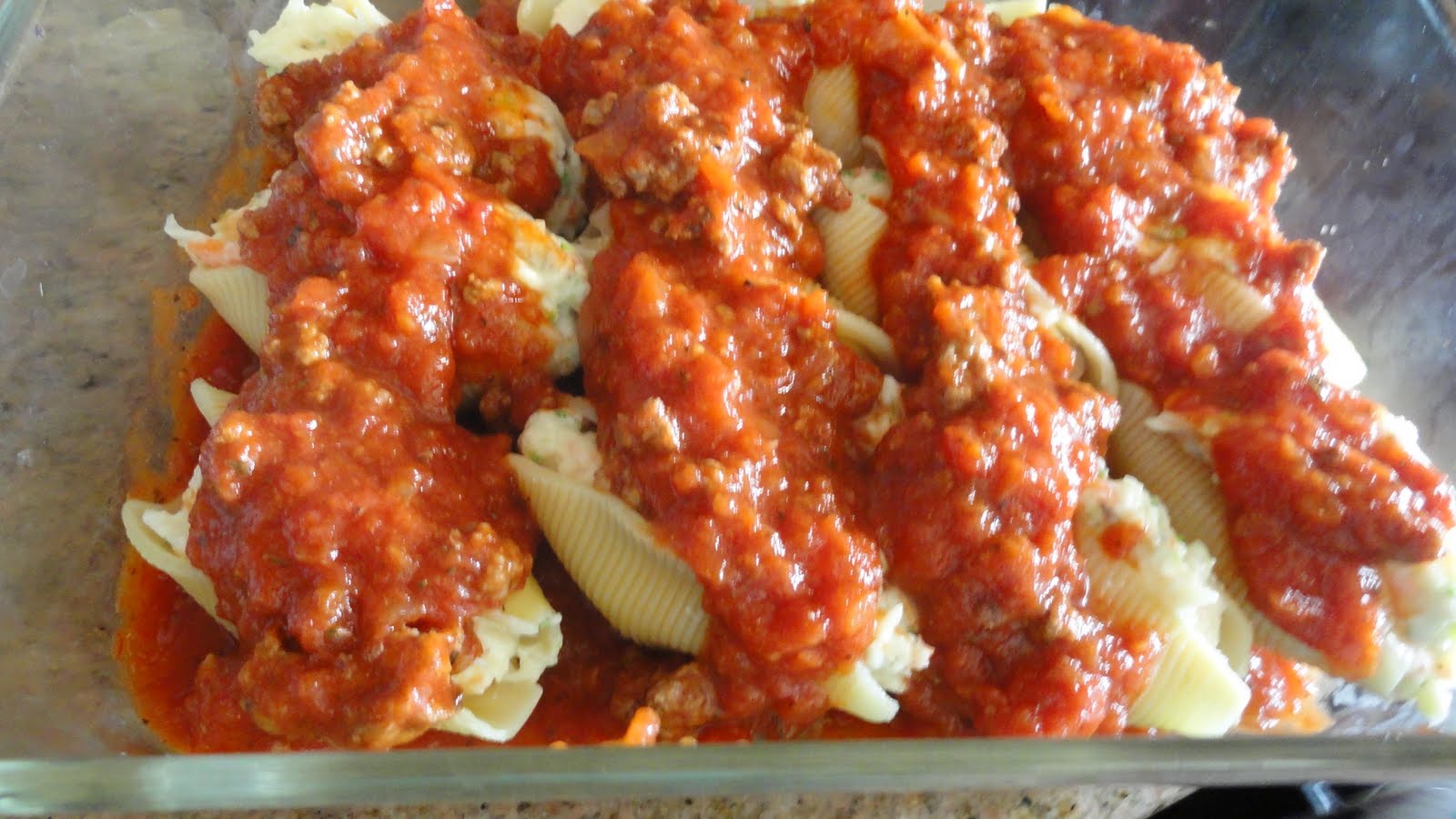 The On-Call Cook: Stuffed Shells with Meat Sauce