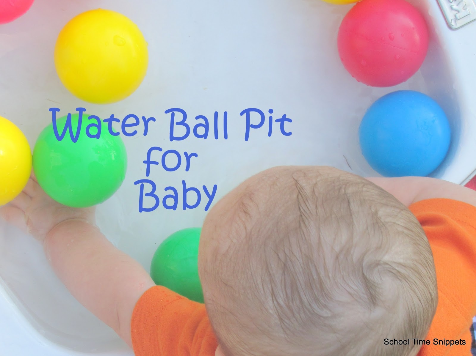 Easiest Baby Play Idea Ever! Make Your Own Water Ball Pit | School Time ...