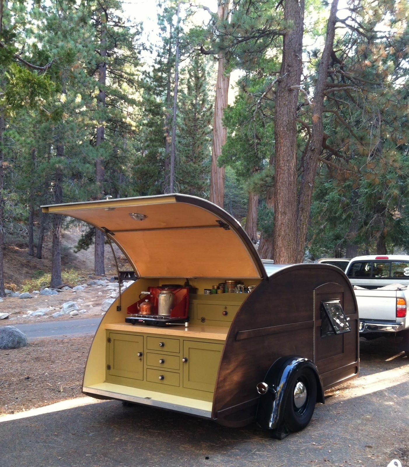 Tiny Yellow Teardrop: Featured Teardrop: Sierra Madre Teardrop Trailers