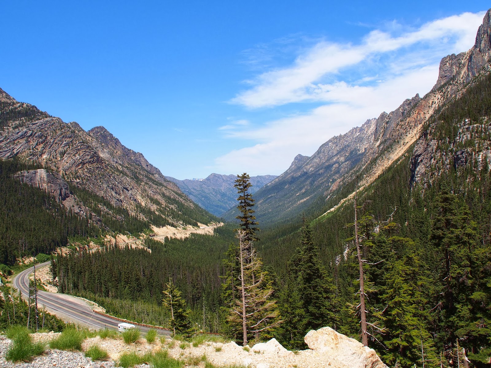 kamperem po USA: Dzień 13 i 14 Północne Góry Kaskadowe