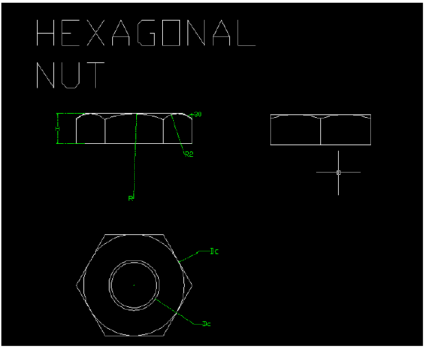 HOW TO DRAW NUT And BOLT On Auto cad how-to-draw-nut-and-bolt-on-auto-cad