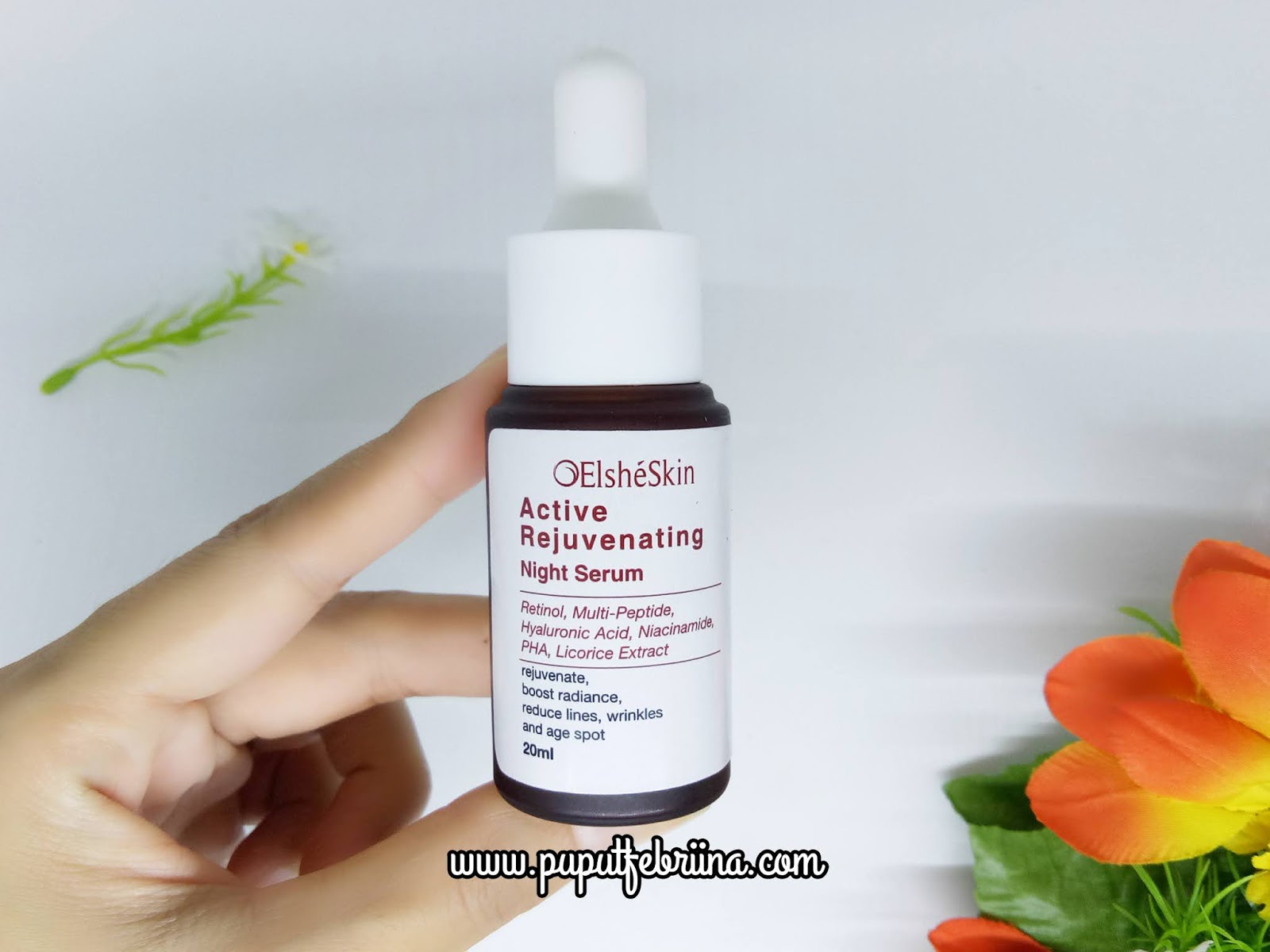 My Daily Skincare Routine | Elsheskin Active Rejuvenating Night Serum