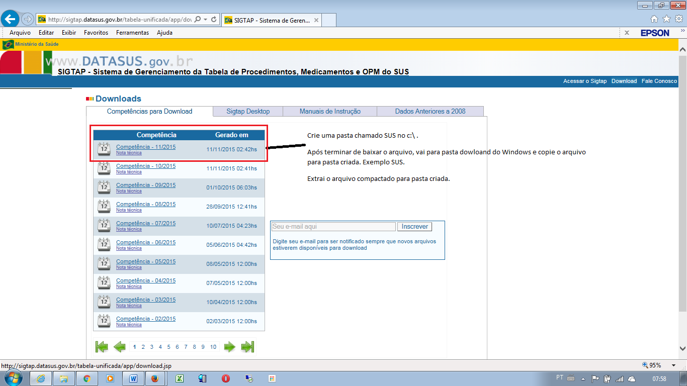Carlos Emanuel: 04 - COMO IMPORTAR TABELA DO SUS PARA SISTEMA SYSHOSP