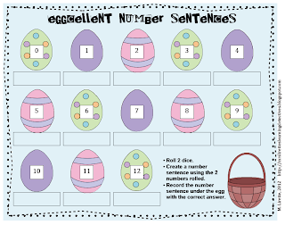 Classroom Freebies Too: 2 "Egg"celent freebies