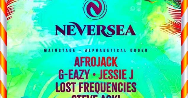 NEVERSEA 2019 Program pe zile. LINEUP artisti Scena Principala (Main Stage)
