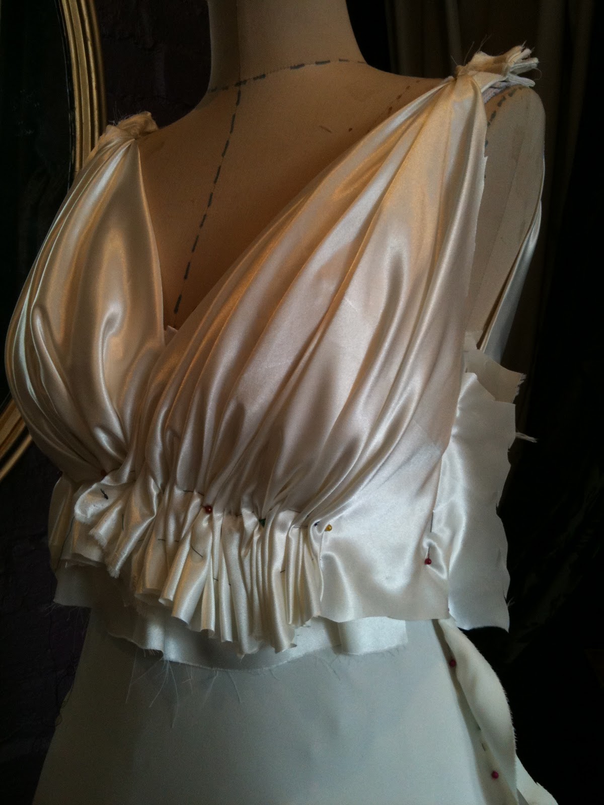 Lissom Yarn Fashion Studio: How to design your wedding dress, part 2.