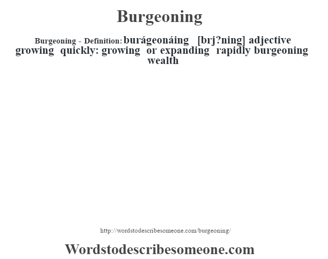 EXAMS AND ME : Burgeoning