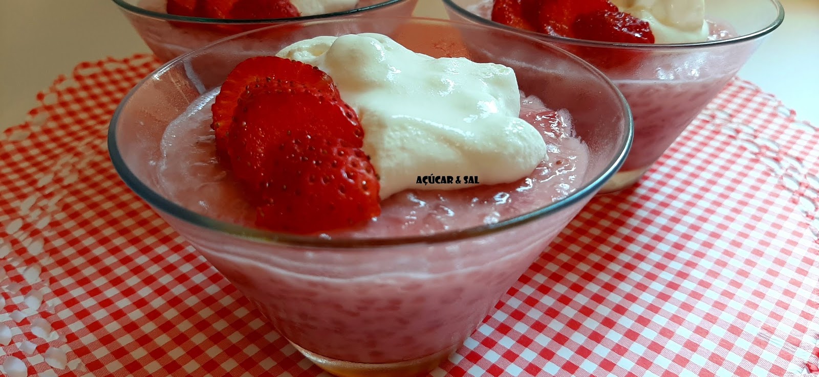 Açúcar & Sal: Tapioca de Morango