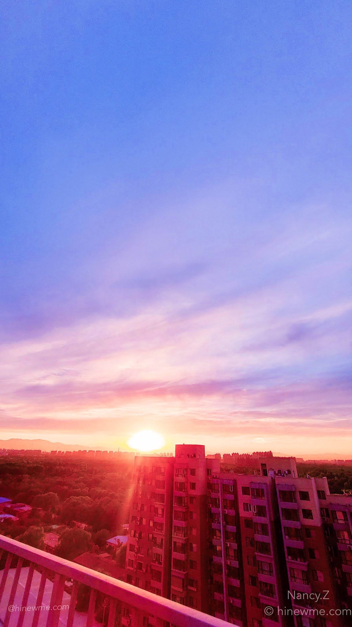 13 HD sunset mobile phone background photograph download