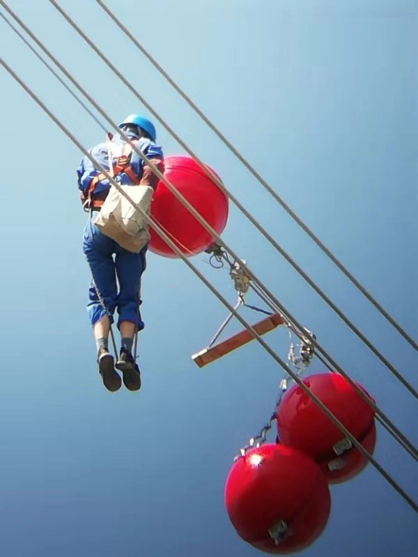 Obstruction marking sphere/Power line marker ball with Armor rod, 600 ...