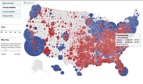 Map Collection: Proportional circle maps