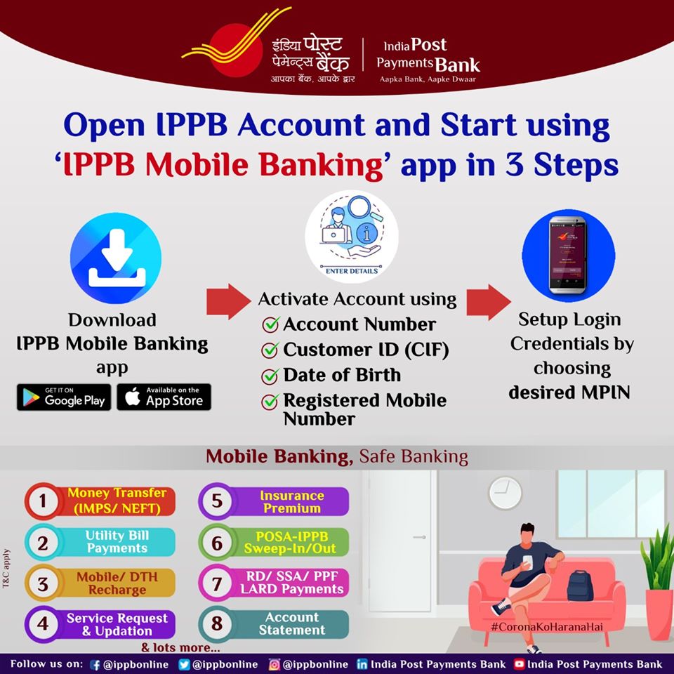 Open IPPB Account And Start Using IPPB Mobile Banking App SA POST open-ippb-account-and-start-using-ippb-mobile-banking-app-sa-post