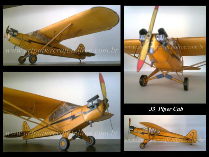 ArtPaperCraft: J3 Piper Cub