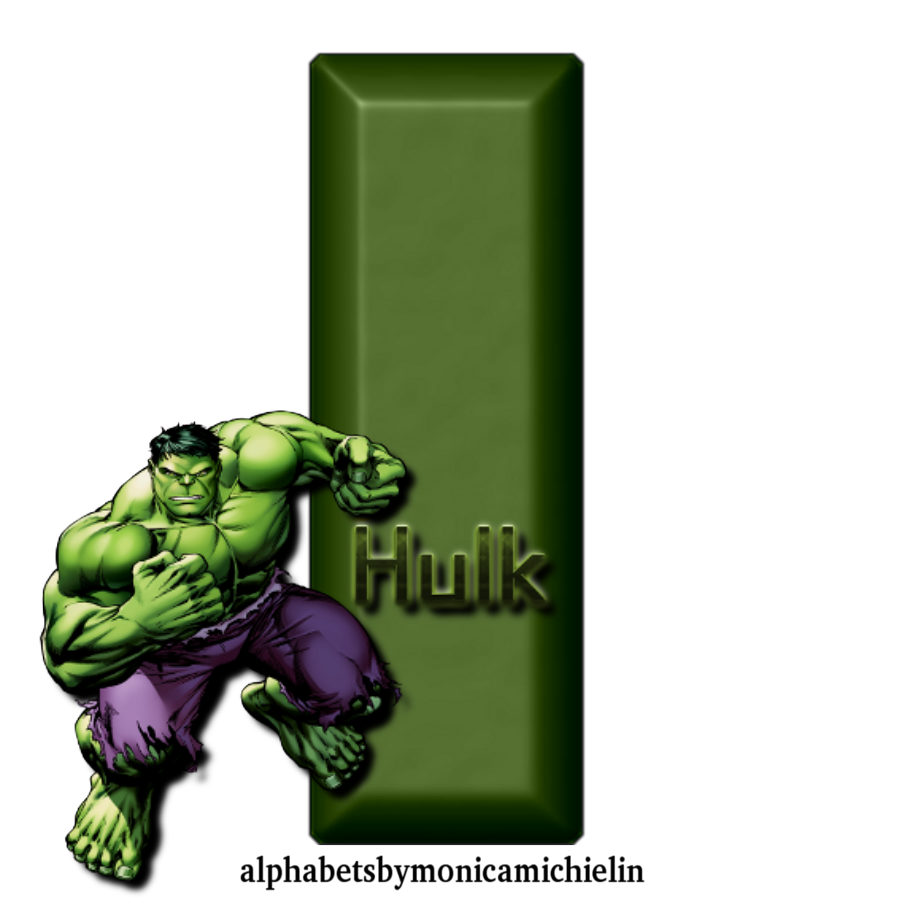 Free Alphabets: HULK ALPHABET, ALFABETO DO HULK, #hulk (NEW)