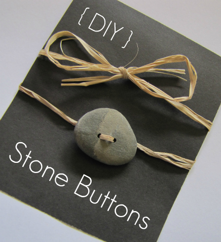 The Haby Goddess: Making your own beach stone buttons