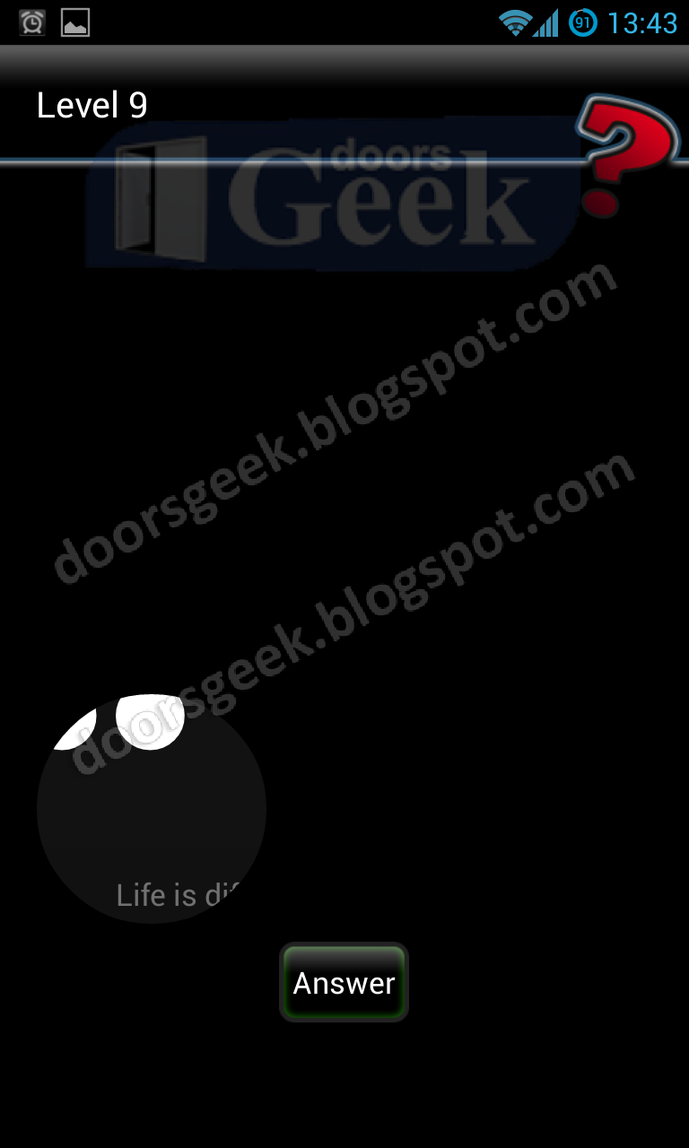 Riddle That [Season 2] Level 9 ~ Doors Geek