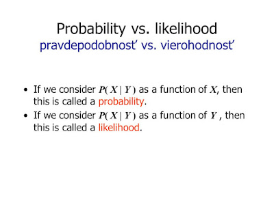 Vital few, trivial many: Probability vs. Likelihood