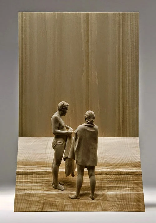 Peter Demetz, 1969 | Figurative wood sculptor | Tutt'Art@ | Pittura ...