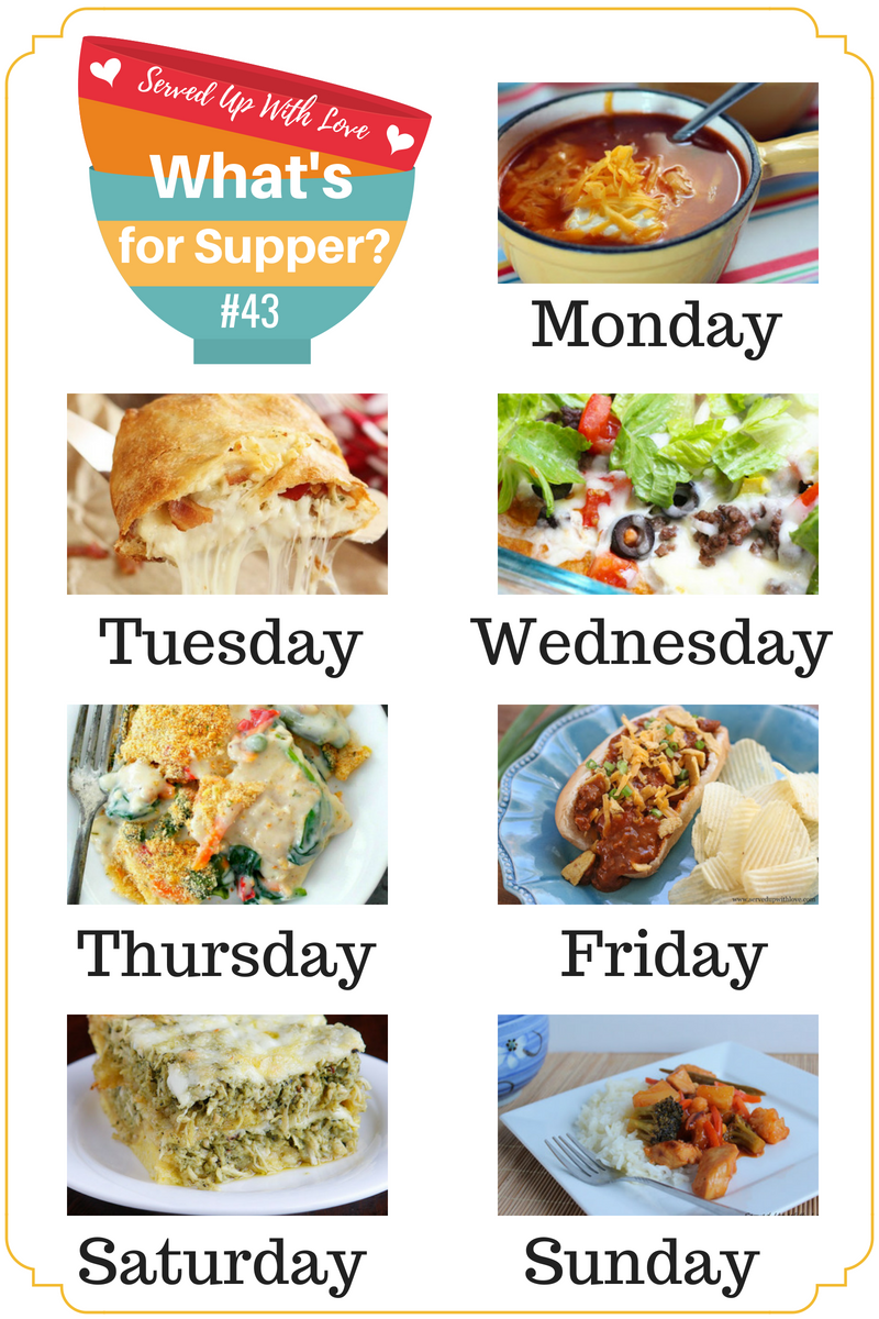 Creamy Ravioli Bake at What's for Supper Sunday #43 | Served Up With Love