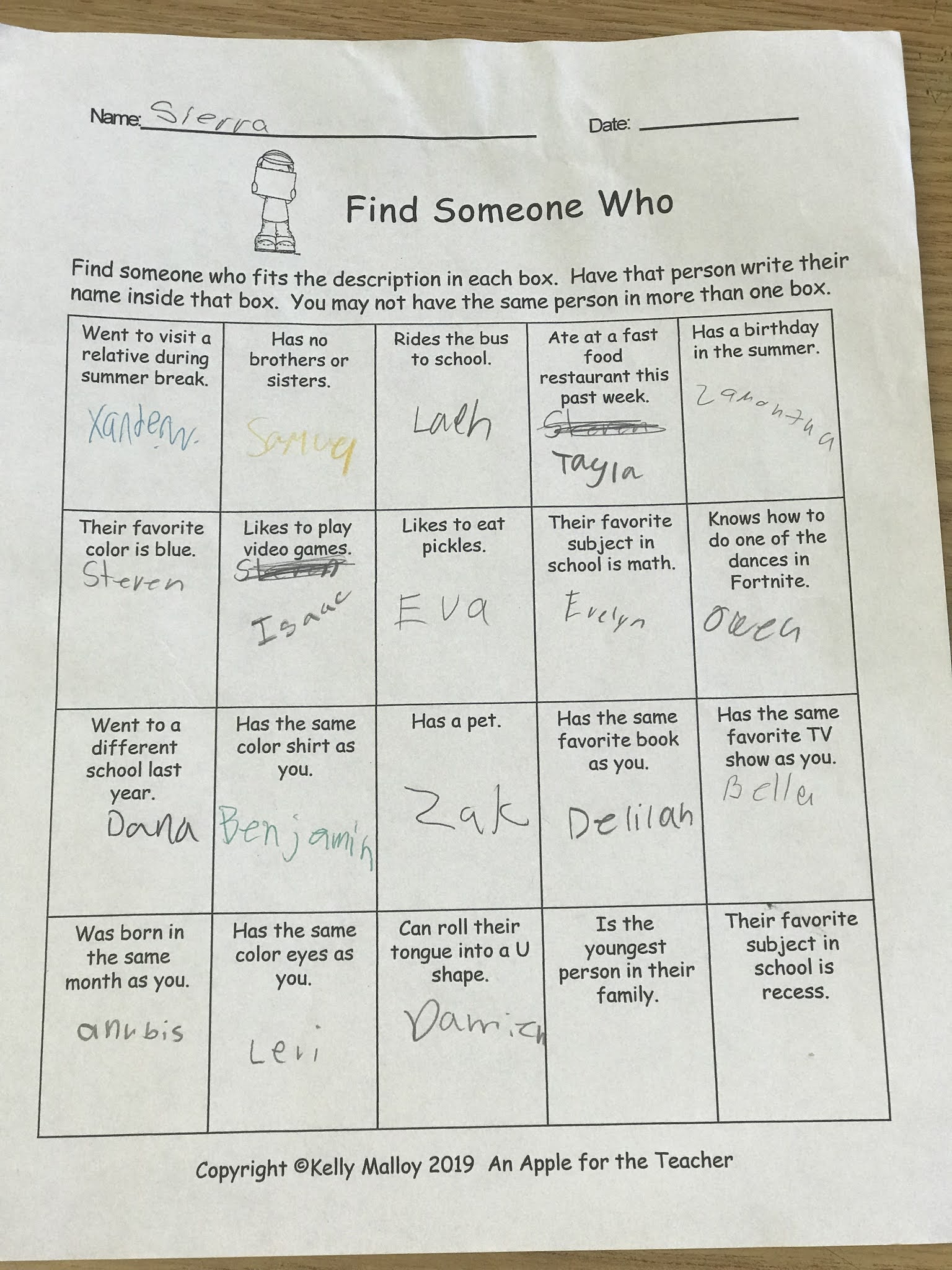 An Apple For The Teacher: 5 Fun Back To School Activities, Icebreakers ...