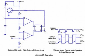 One-shot multivibrator (MMV) using 555 timer - Electronic Circuit ...