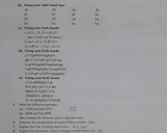 CLASS - 9 PART B (UNIT 2)DATA ENTRY AND KEYBOARDING SKILLS