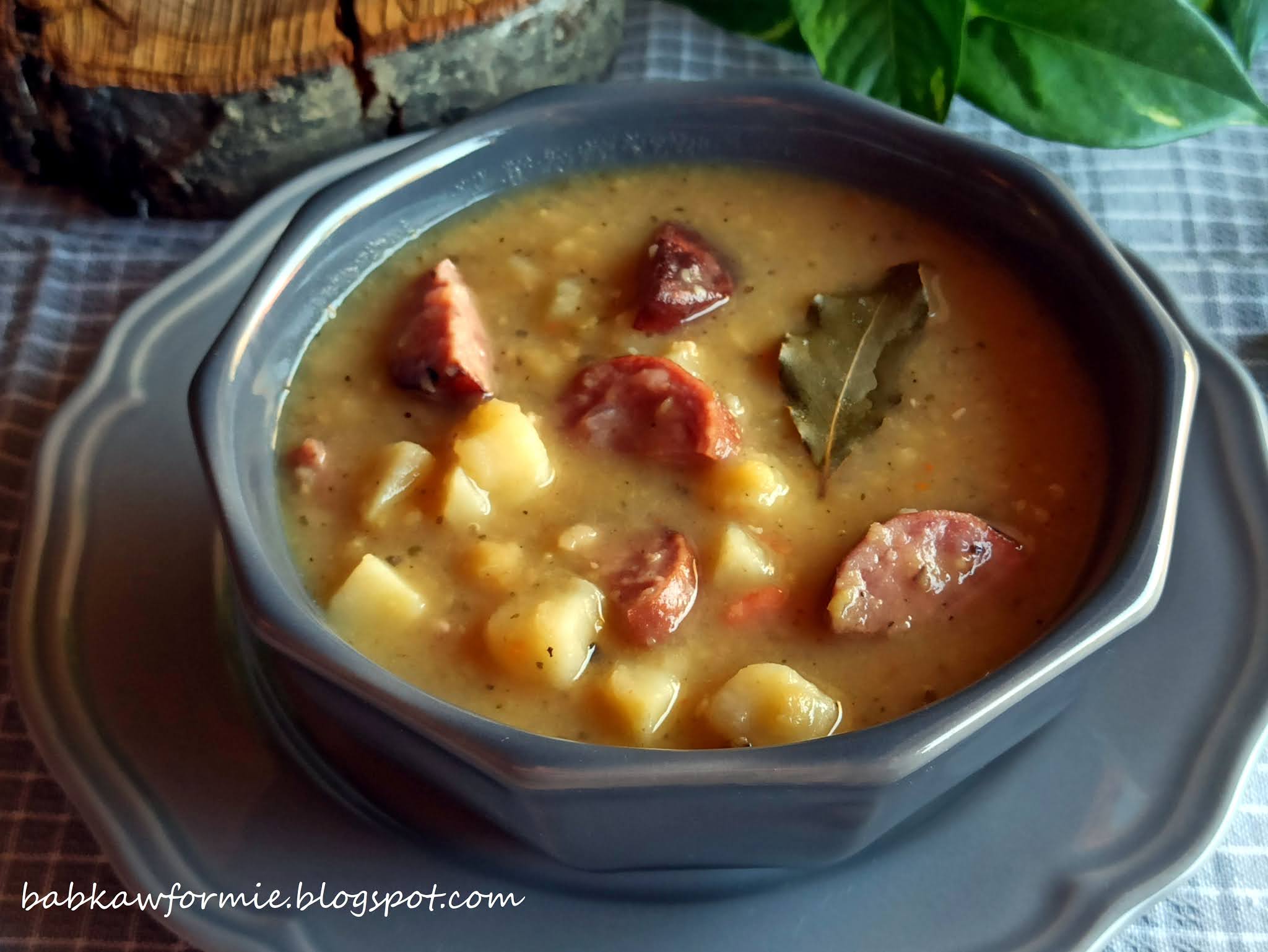 zupa grochowa | babka w formie