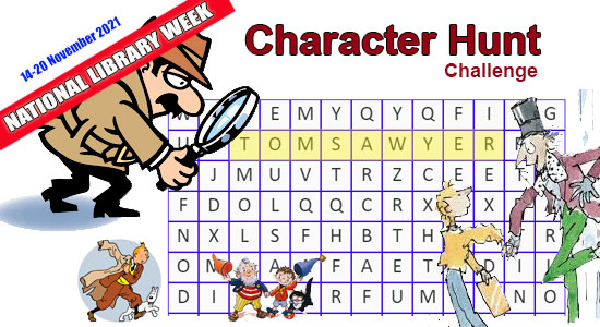 National Library Week - Character Hunt Challenge - Library - Kendriya ...