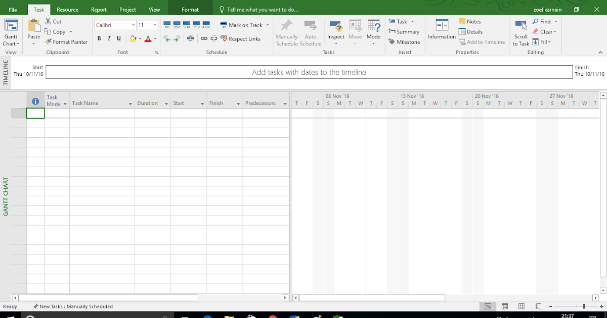 PENGGUNAAAN MICROSOFT PROJECT 2016 UNTUK PROYEK KONSTRUKSI (PART 1 ...