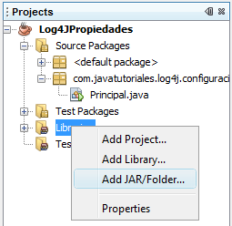 Tutoriales de Programacion Java: Log4j para Creación de Eventos de Log