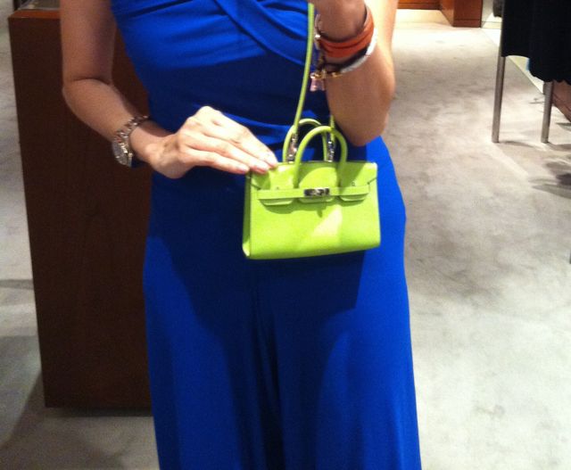 Well That's Just Me ...: Hermes Micro Birkin in Kiwi