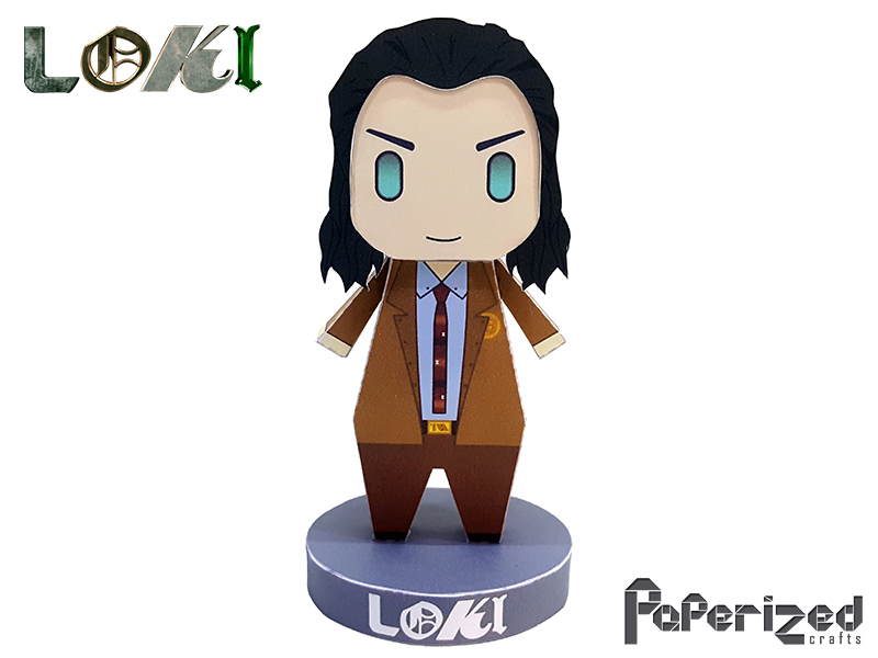 Loki: Loki Laufeyson Papercraft | Paperized Crafts