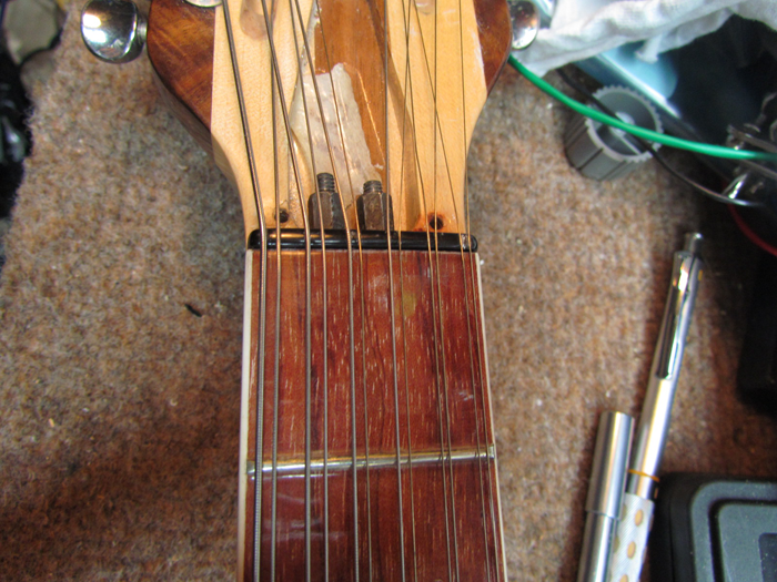 Custom Nut for Rickenbacker 12-String, Pt. 2 Crawls Backward (When Alarmed)