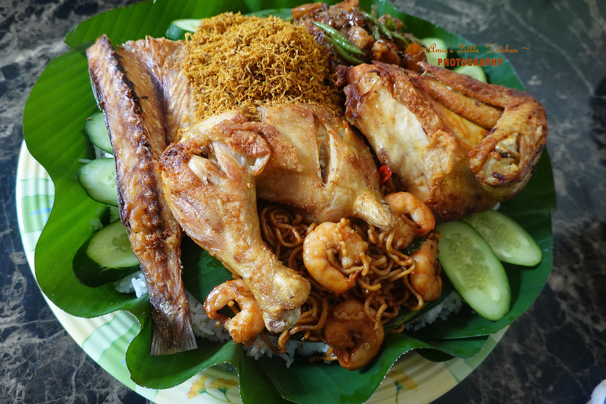 Dapat Upah Nasi Ambeng - Amie's Little Kitchen