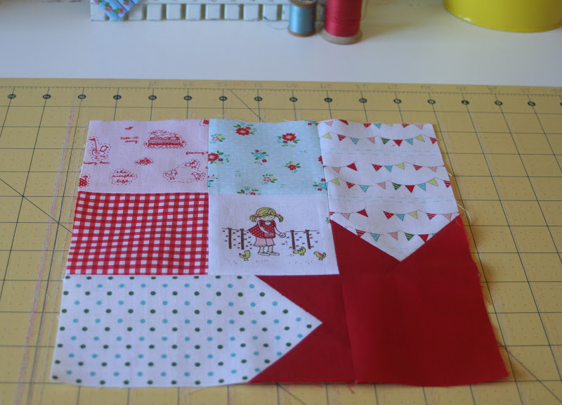 lovely little handmades: a tutorial~ simple patchwork and stars!